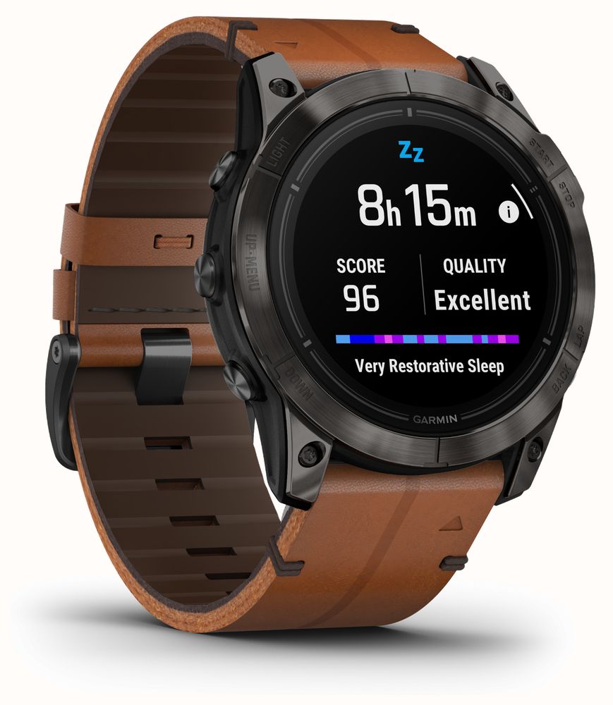 Garmin EPIX PRO Gen 2 (51mm) Sapphire Carbon Grey DLC Titanium Chestnut ...