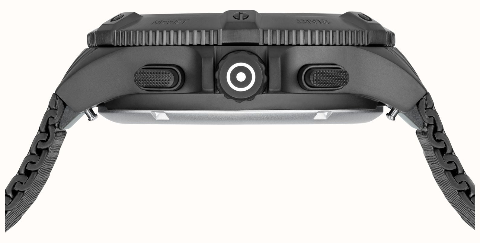 GLOCK Precision Dual-Display World Timer (44mm) Digital Dial / Gunmetal ...