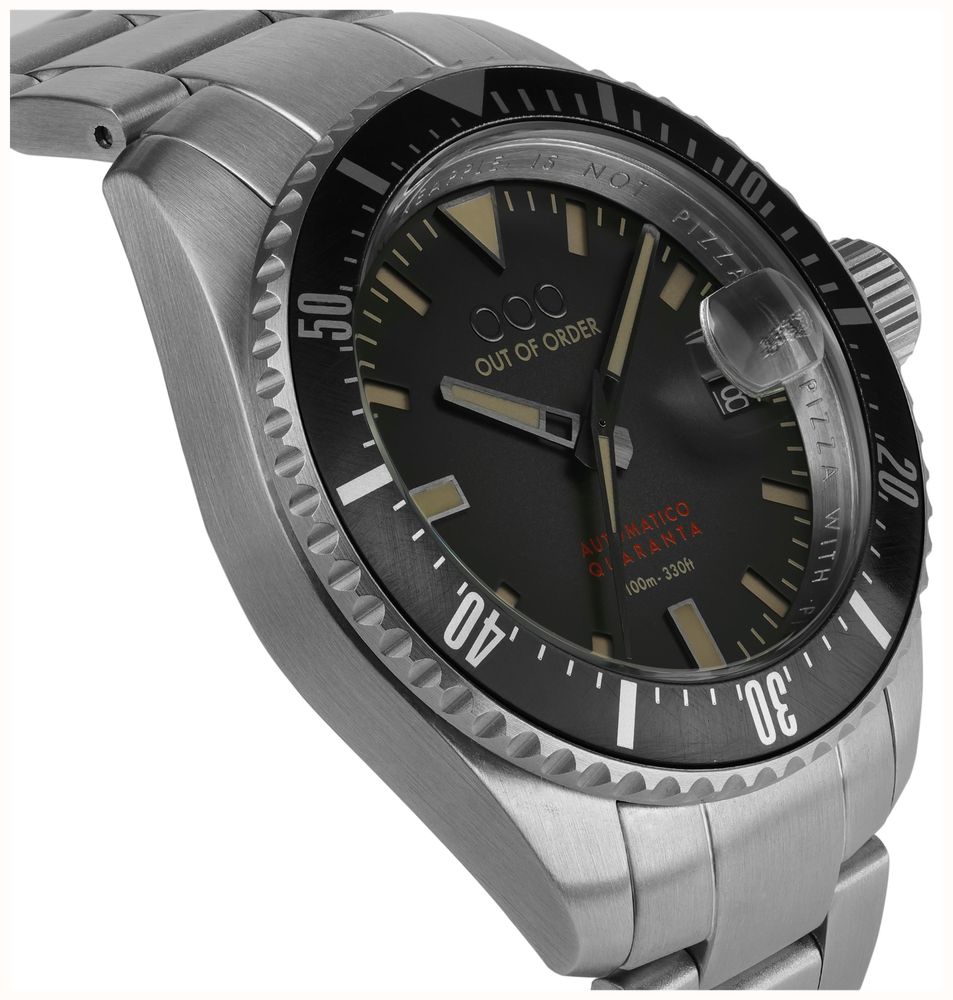 Out Of Order Schwarzes Automatico Quaranta (40 Mm) Sonnenverbranntes ...