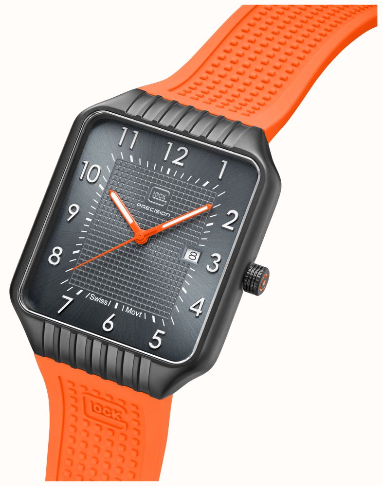 GLOCK Precision Mostrador Quadrado (38 Mm) Bronze / Pulseira De ...