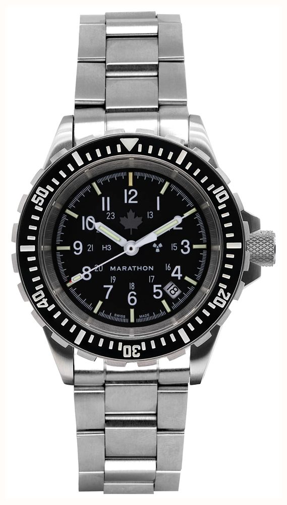 Marathon Grey Maple GSAR Large Diver's Automatic (41mm) Black Dial ...