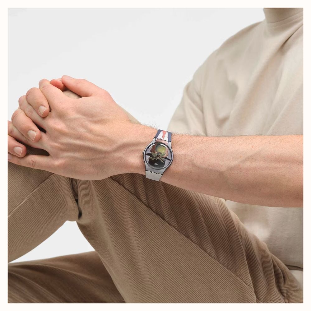 Swatch X Magritte - Le Fils De L'homme, Рене Магритт - образец SUOZ350 ...