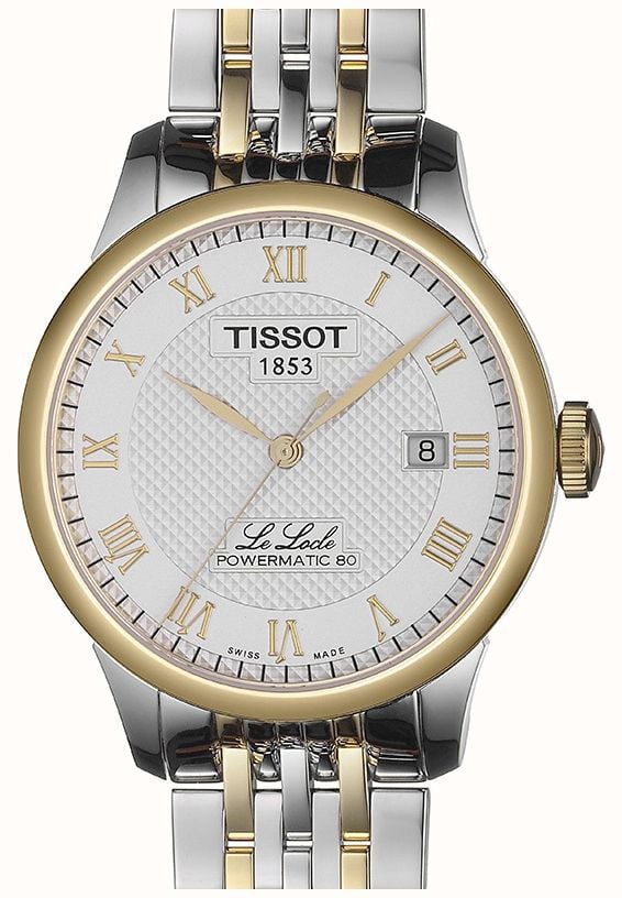 Tissot | Le Locle Powermatic 80 | Bracelet En Acier Inoxydable Bicolore ...