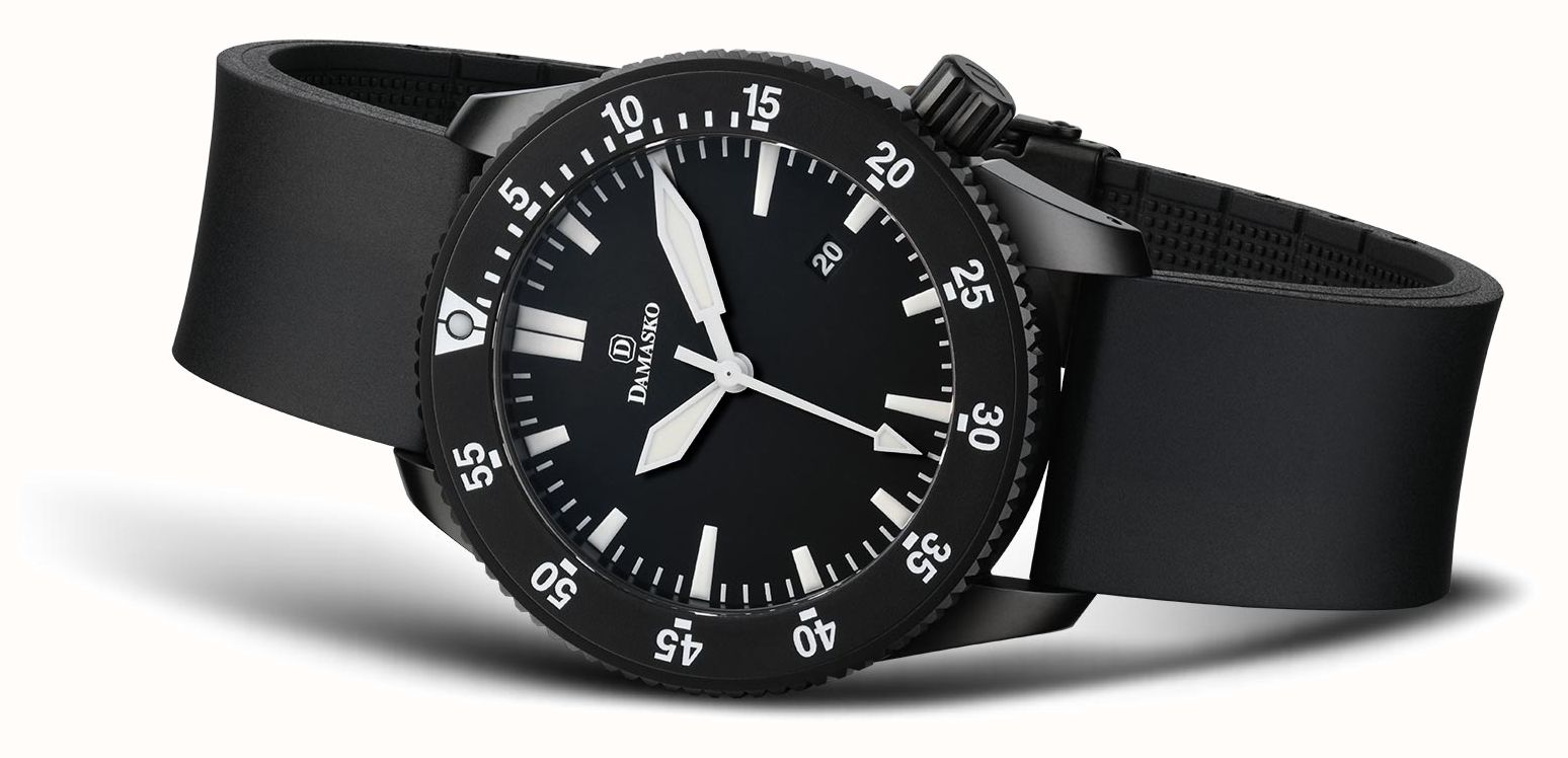 Damasko DSUB50 DAMEST Manufacture Automatic (43mm) Black Dial / DSUB50 ...
