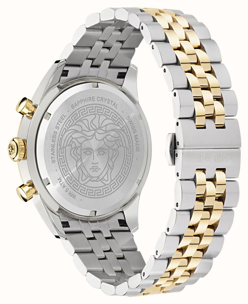Versace CHRONO MASTER (44mm) Green Chronograph Dial / Two-Tone ...