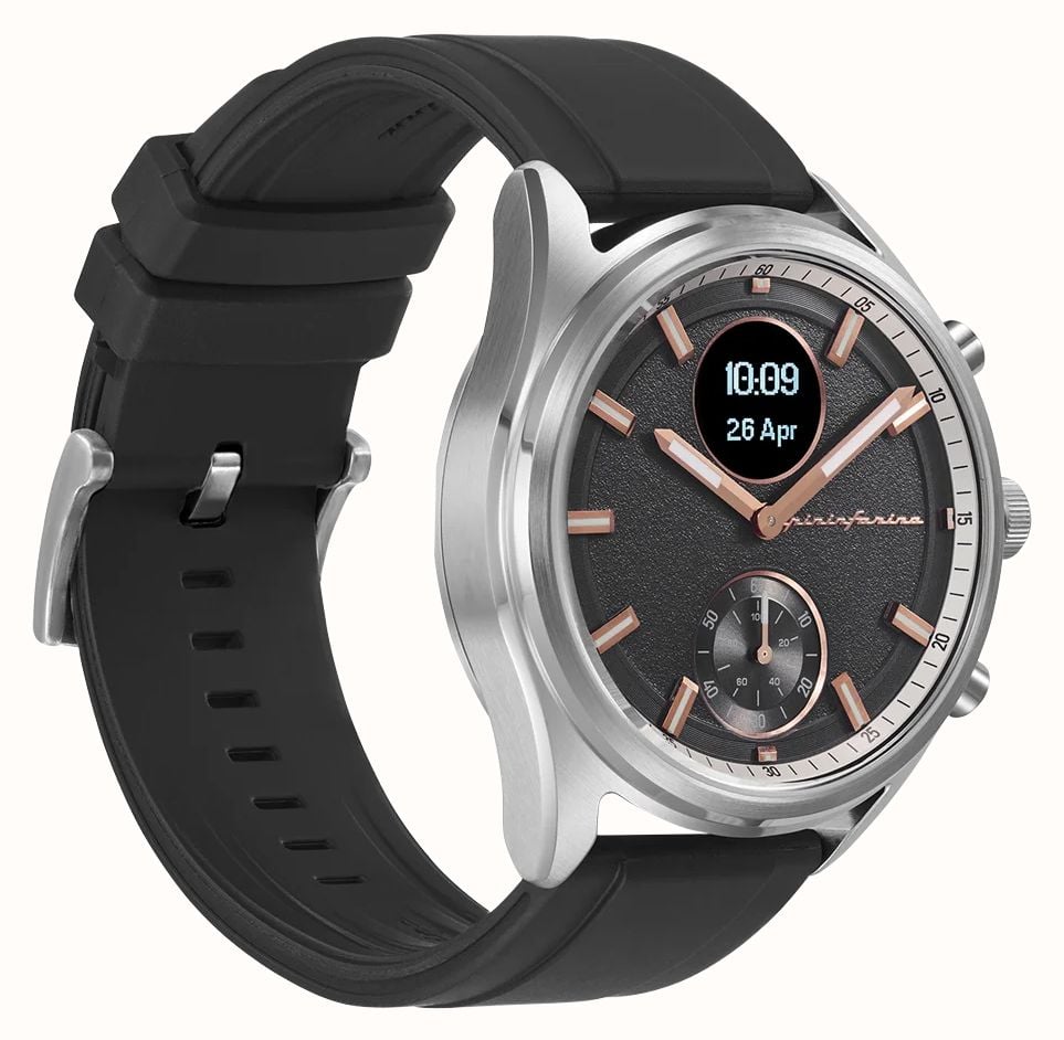 Pininfarina by Globics Sintesi Sport Hybrid Smartwatch (44mm) Luna ...
