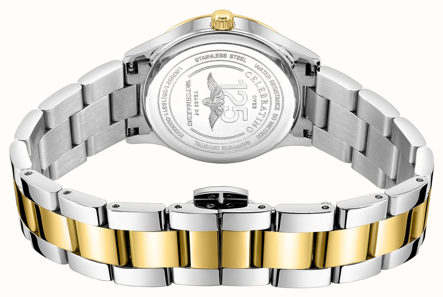 Rotary Contemporary Quartz (30mm) Blue Dial / Two-Tone Stainless Steel ...