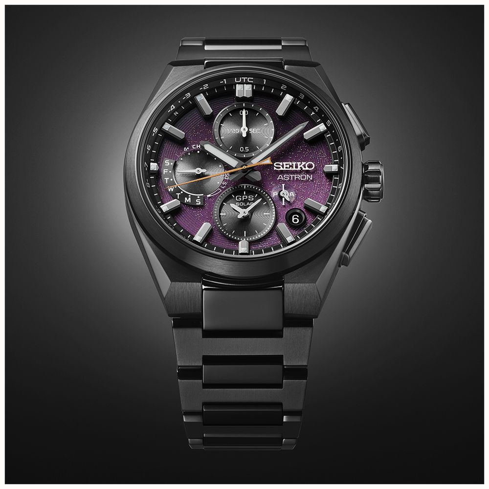 Seiko Astron GPS Solar 5X Dual Time Chronograph ‘Yozakura’ – Cherry ...