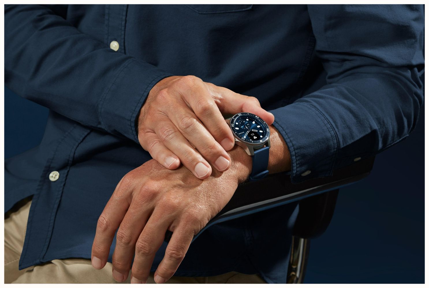 Withings ScanWatch Horizon - Hybrid Smartwatch With ECG (43mm) Blue ...