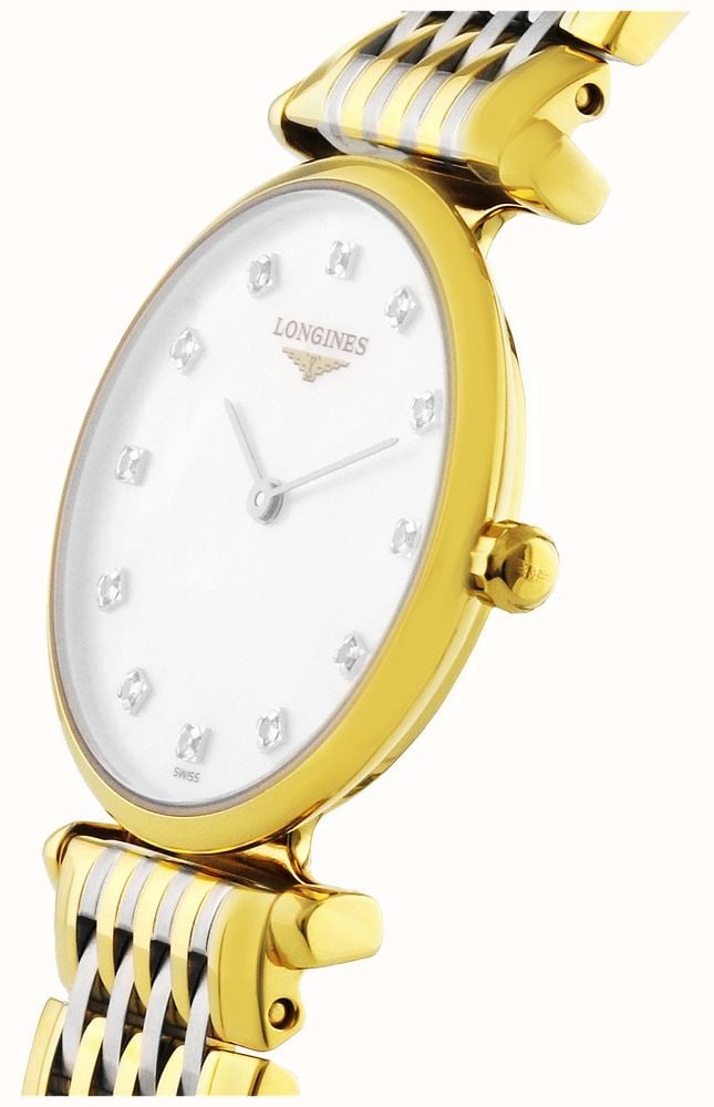 LONGINES De Grote Klassieker Van Longines Diamond (24 Mm) Witte Mop ...