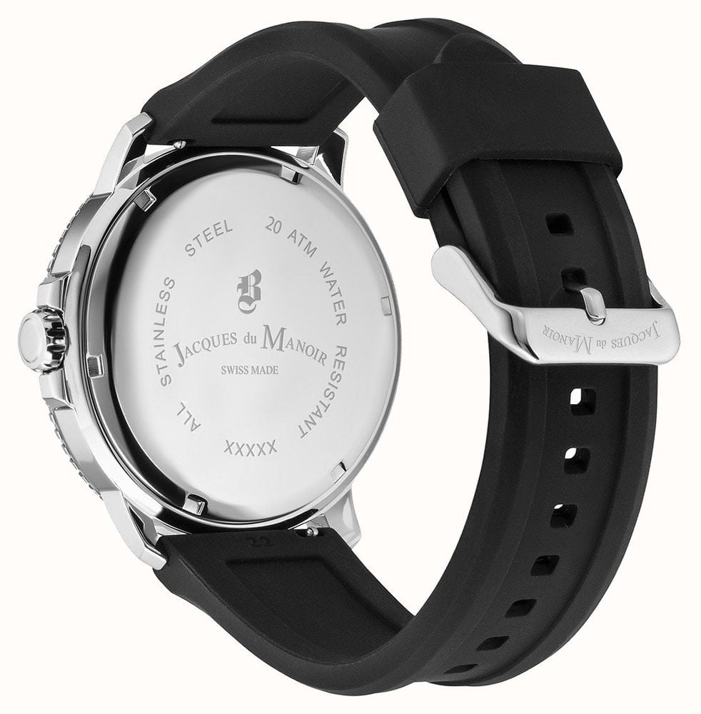 JDM Military Tango (44mm) Green Dial / Black Silicone JDM-WG008-02 ...