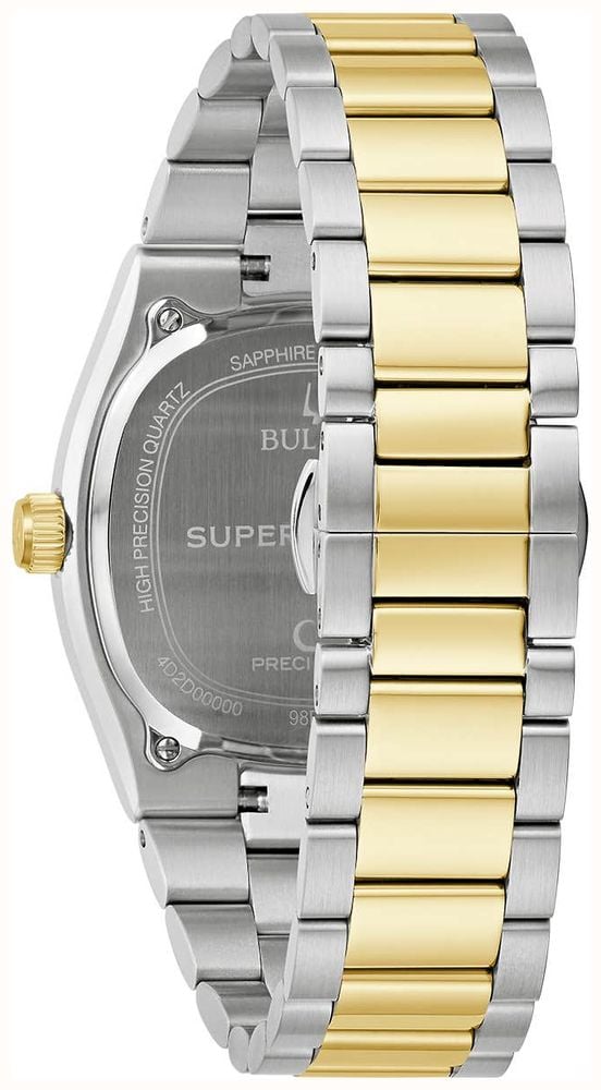 Bulova Super Seville Precisionist (38mm) Blue Dial / Two-Tone Stainless ...