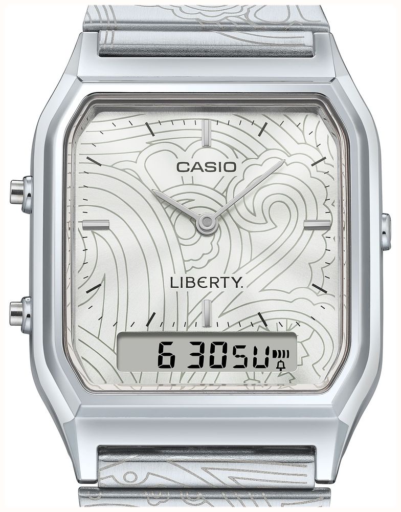 Casio Vintage X Liberty Limited Edition AQ-230 Series (29.8mm) Silver Dial / AQ-230ELT-7AER ...