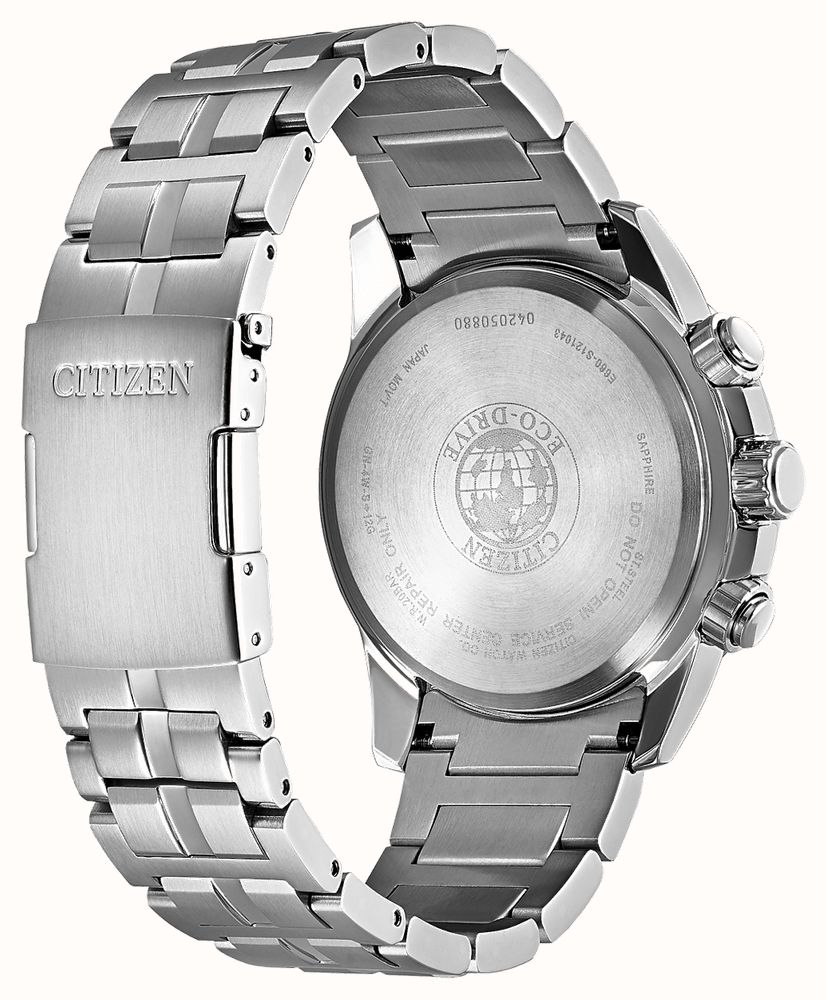 Citizen Men's Eco-Drive Radio-Controlled Chronograph (42.5mm) Grey Dial ...