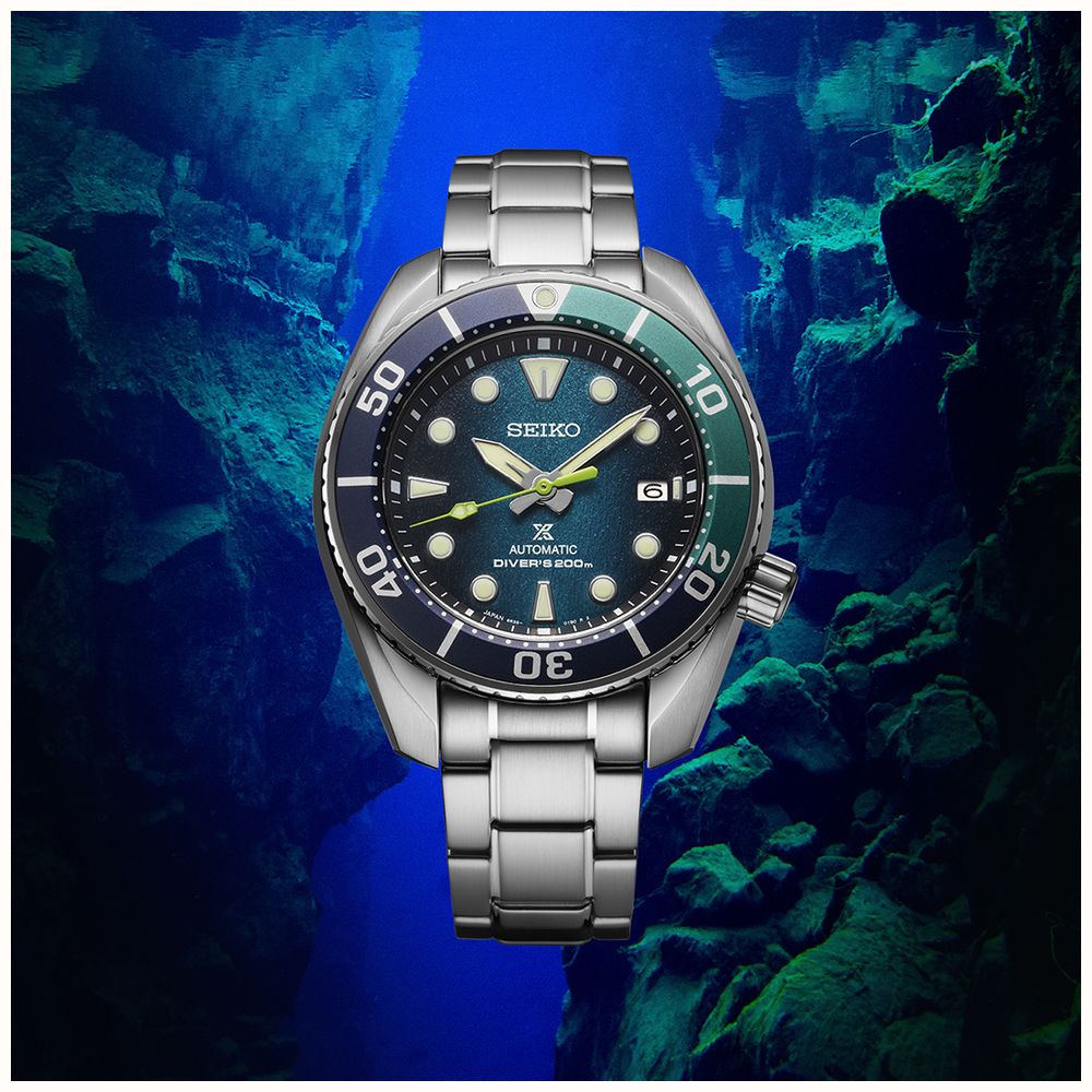 Seiko Prospex ‘Silfra’ Sumo Diver Limited Edition (45mm) Blue Dial ...