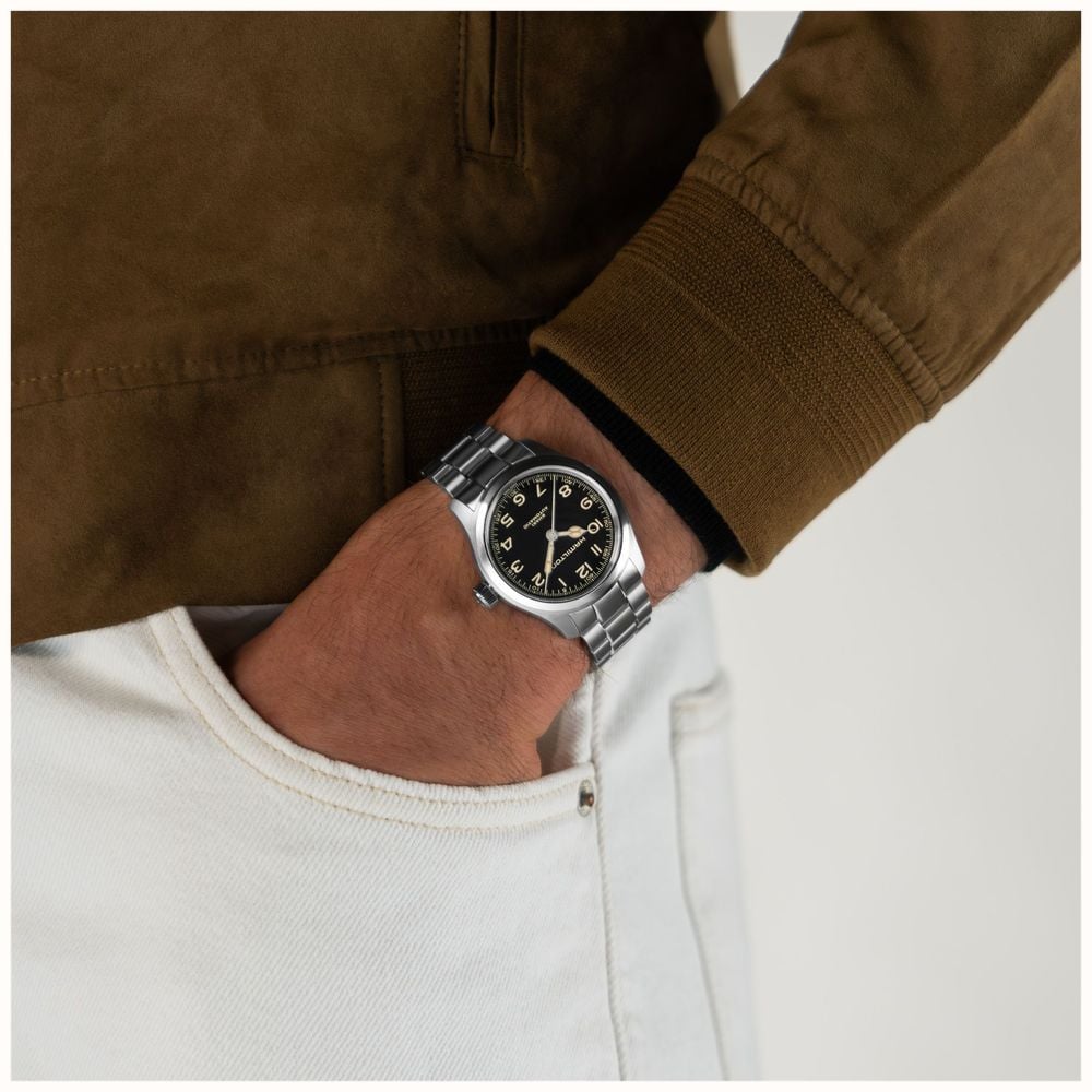 Hamilton Khaki Field Murph Automatic (38mm) Black Dial / Stainless ...