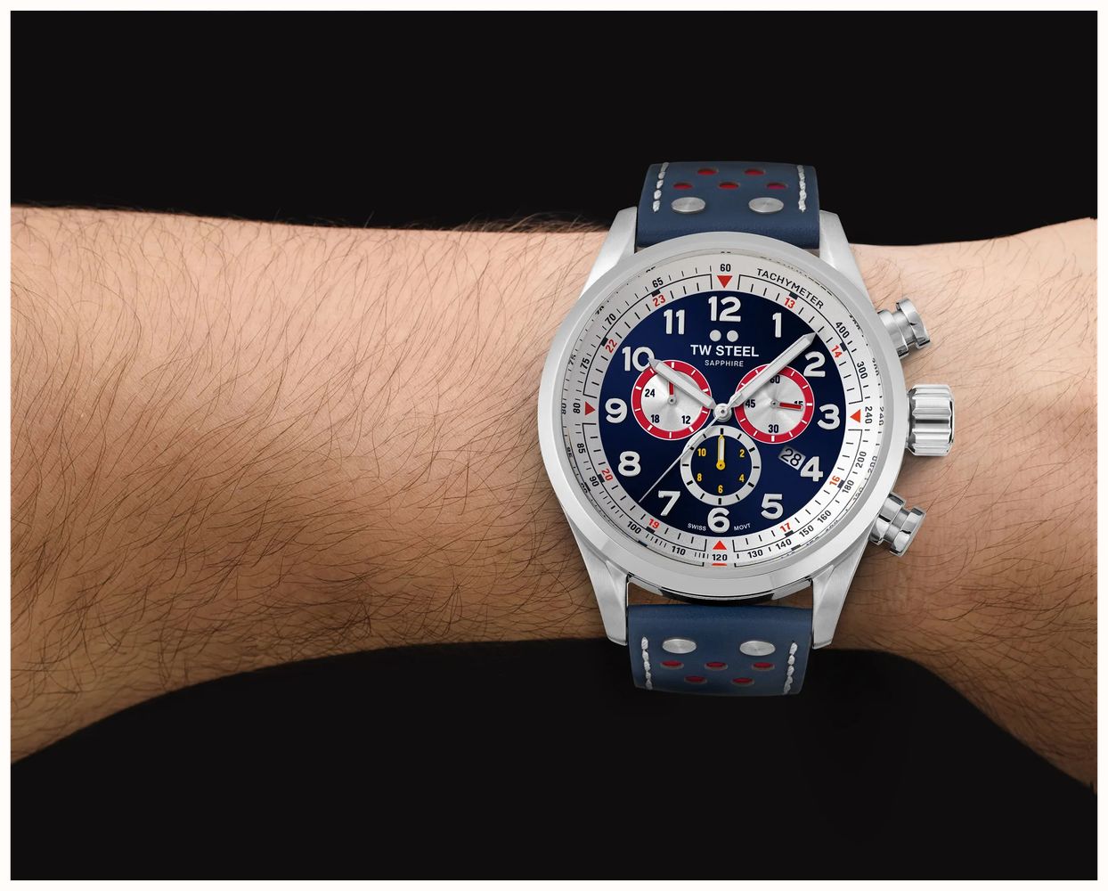 TW Steel Red Bull Ampol Racing Chronograph (48mm) Blue Dial / Dark Blue ...