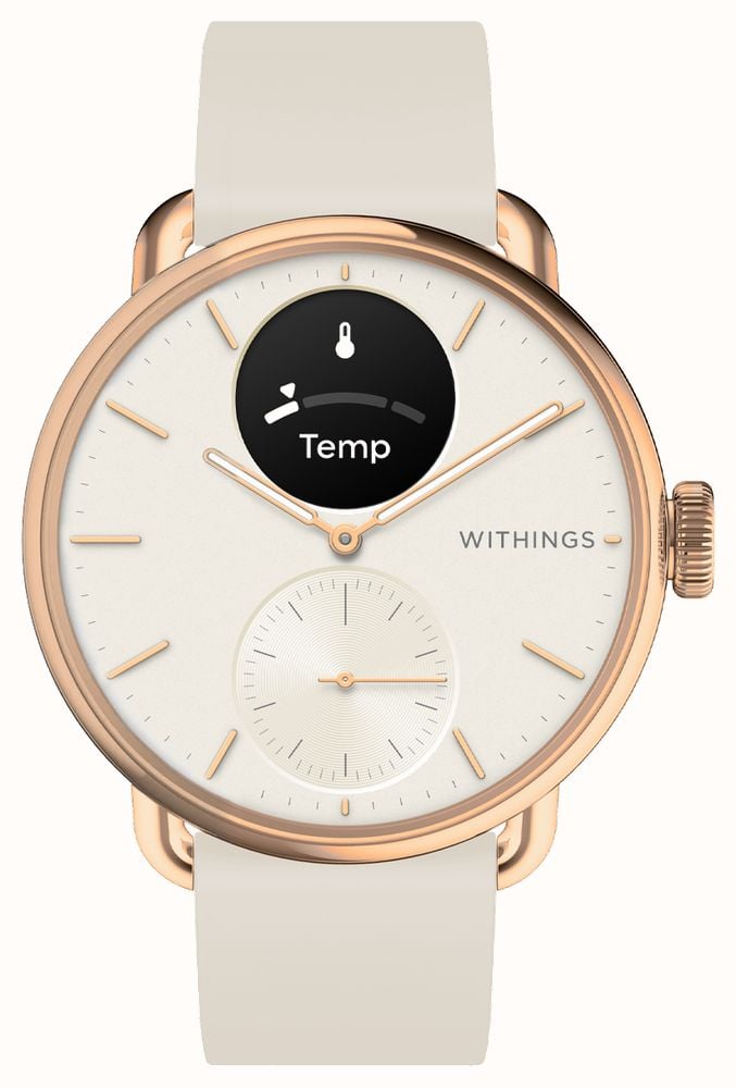 Withings ScanWatch 2 - Hybrid Smartwatch With ECG (38mm) Sand Hybrid ...