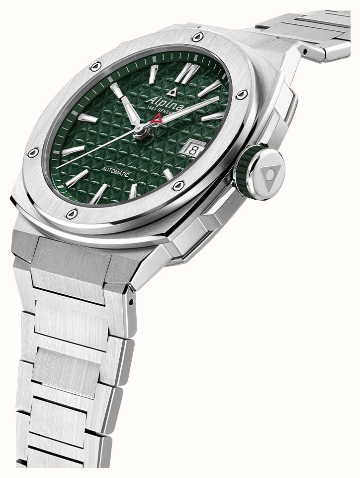 Alpina Alpiner Extreme Automatic (39mm) Green Textured Dial / Stainless ...