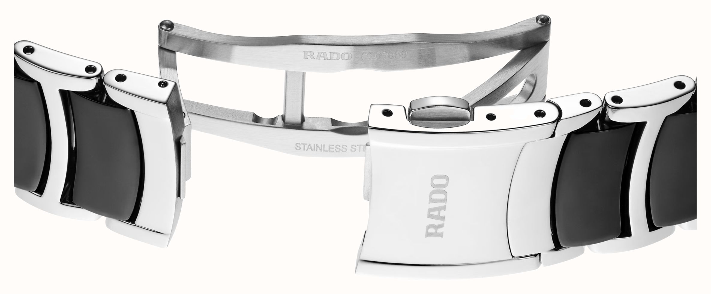 RADO Centrix Diamonds Automatic (39.5mm) Black Dial / Black High-Tech ...