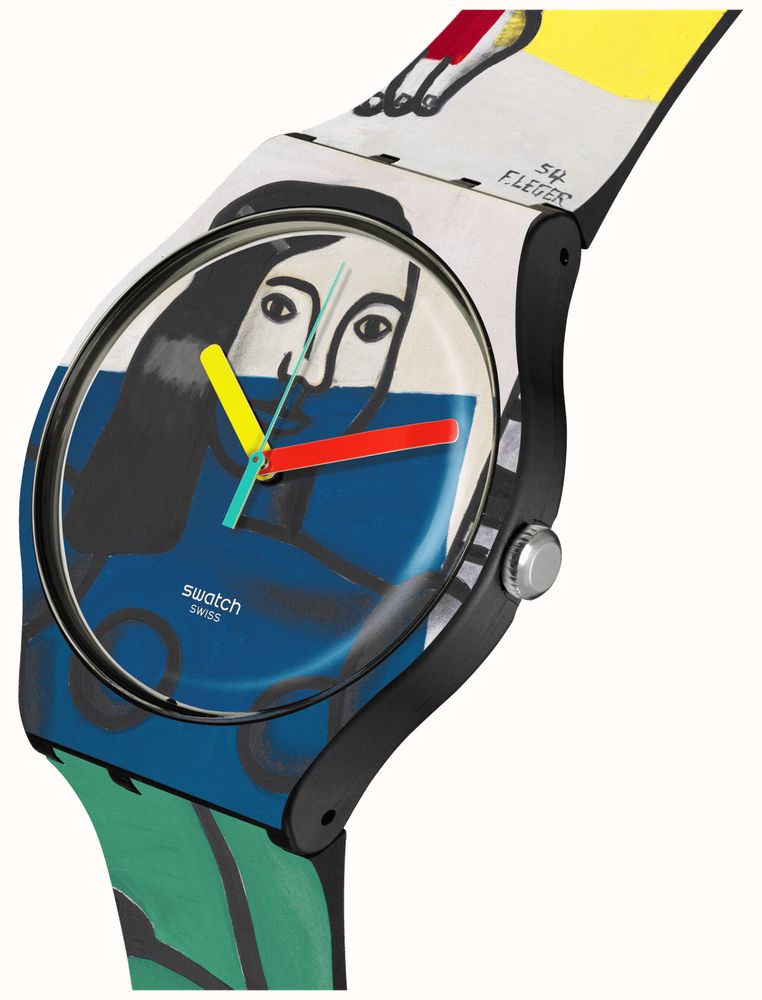 Swatch X Tate - LEGER'S TWO WOMEN HOLDING FLOWERS - Swatch Art Journey ...