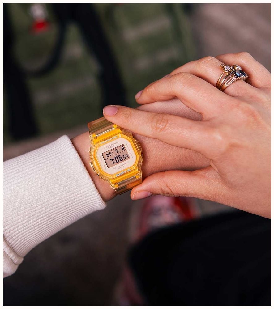 Casio Baby-G Summer Jelly (42.1mm) Digital Dial / Transparent Yellow ...