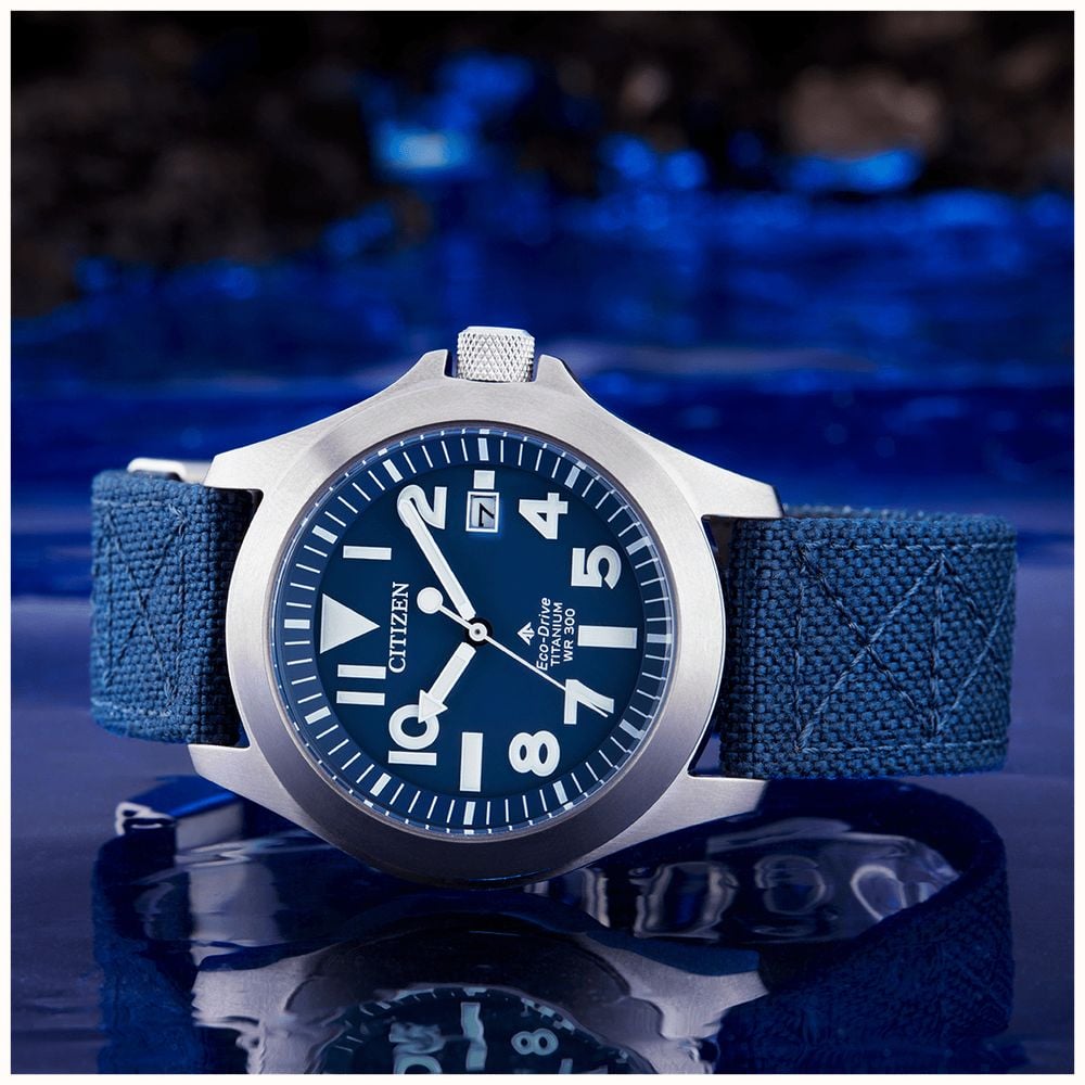 Citizen Men's Super Tough Titanium Eco-Drive WR300 BN0118-12L - First ...