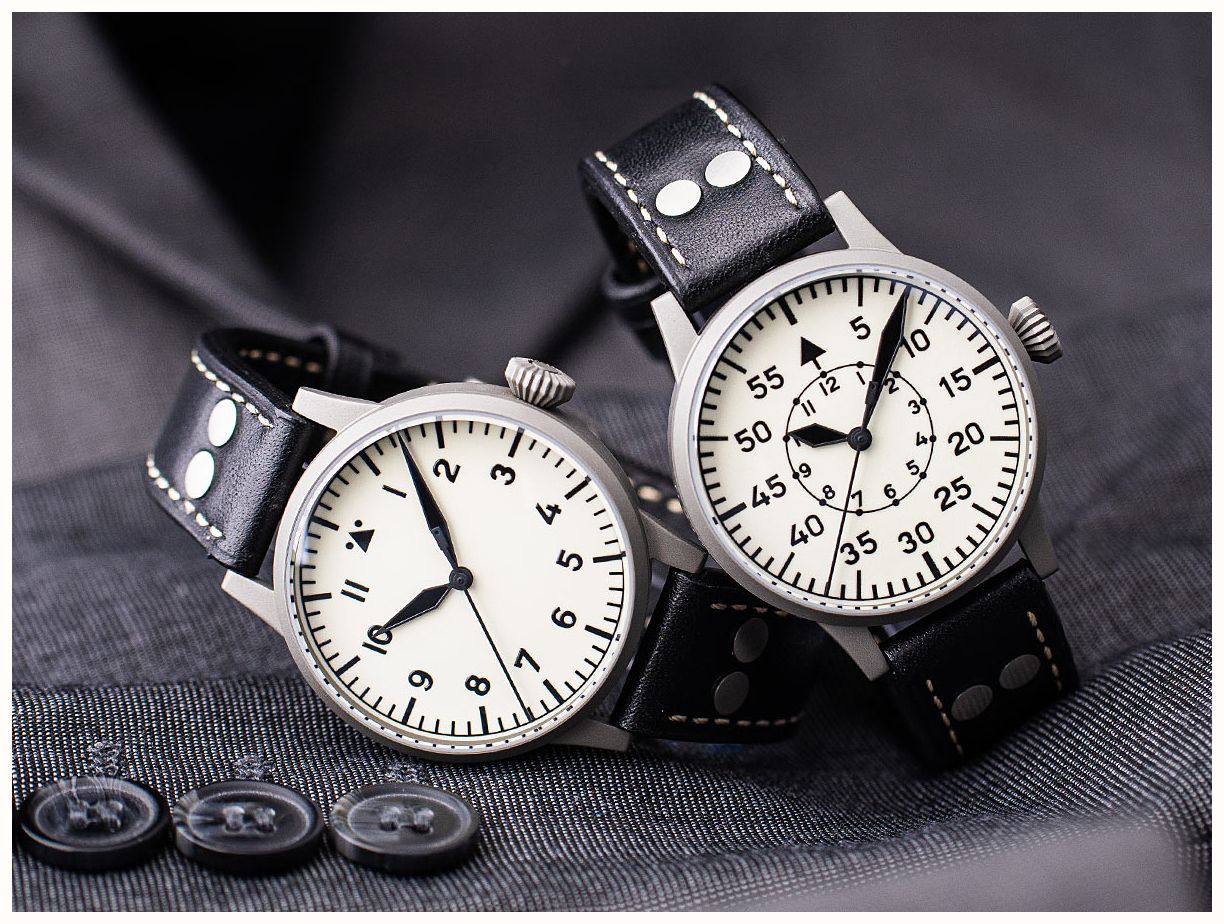 Laco Wien Automatik (39 Mm), Superluminova C3-Zifferblatt / Schwarzes ...