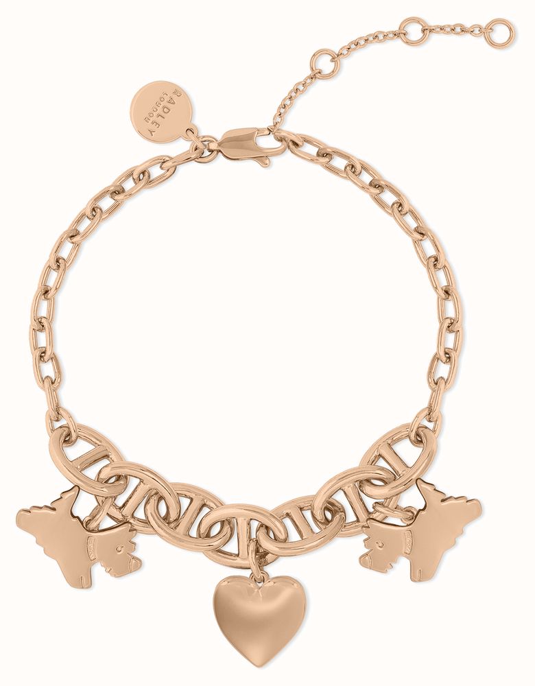 Radley Jewellery Love Is In The Air 18ct Rose Gold Plated Bracelet ...
