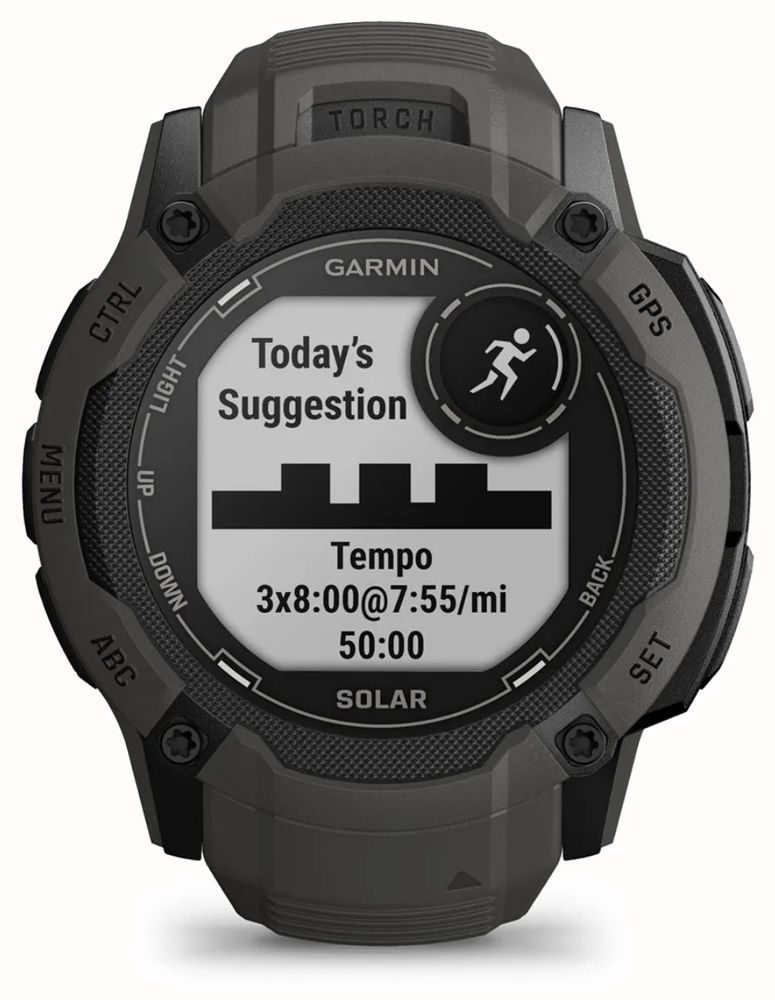 Garmin Instinct 2X Solar Graphite Silicone Strap 010-02805-00 - First ...