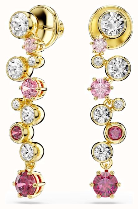 Swarovski Constella Set Mixed Cuts, Multicoloured, Gold-tone Plated ...