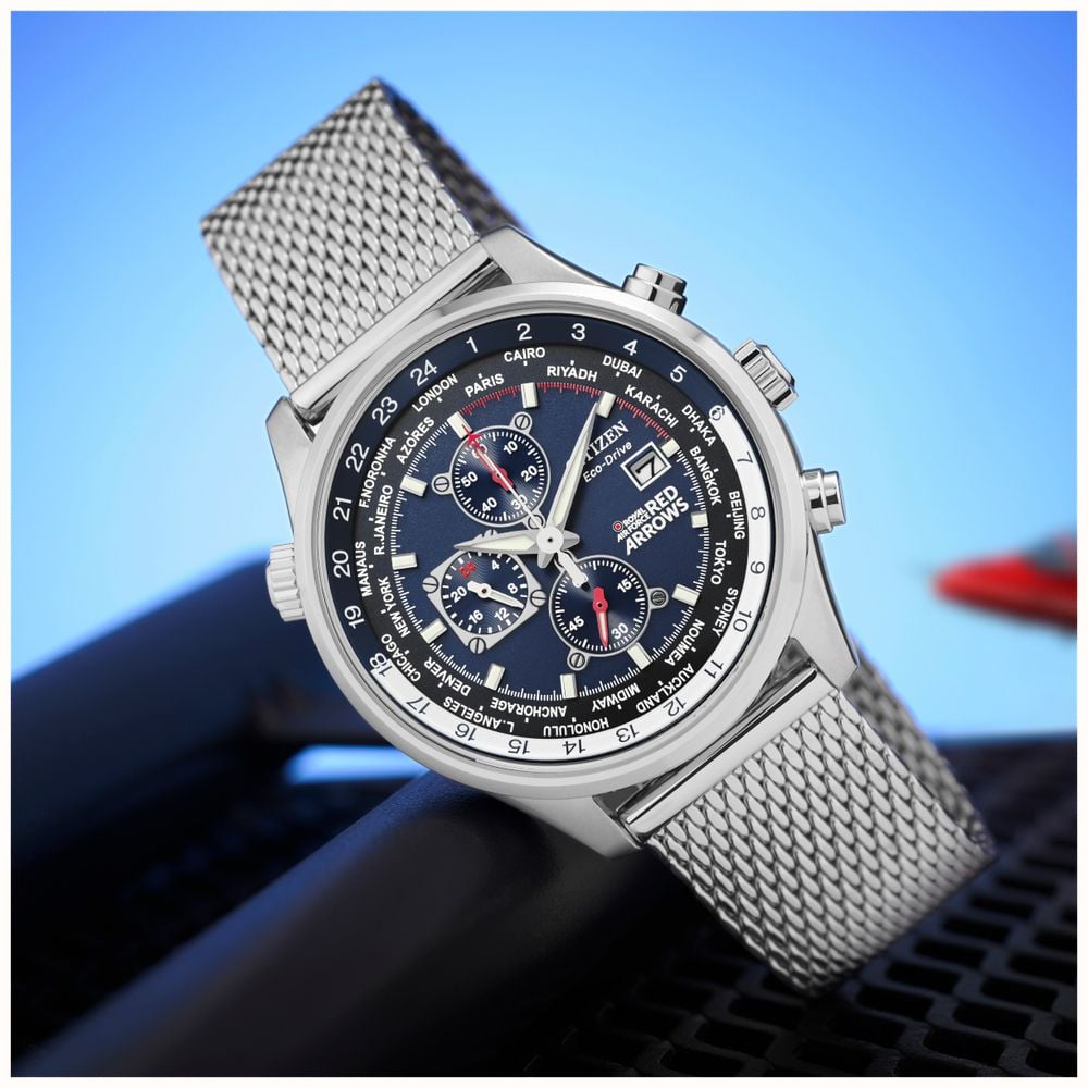 Citizen Red Arrows Chronograph Eco-Drive Stainless Steel CA0081-78L ...