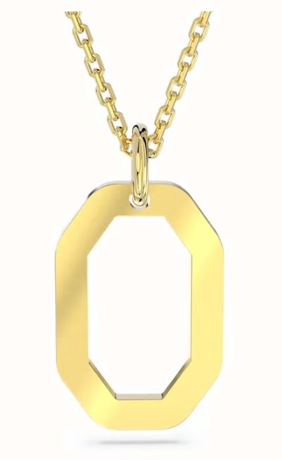 Swarovski Dextera Octagon Shape, Medium, White, Gold-tone Plated ...