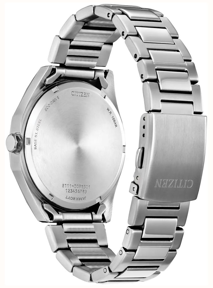 Citizen Eco-Drive Sport (41mm) Textured Blue Dial / Stainless Steel ...