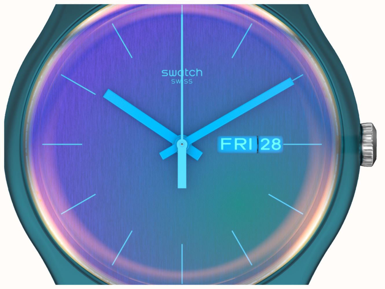 Swatch Fade To Pink | Solar Spectrum Dial | Pink Green Gradient ...