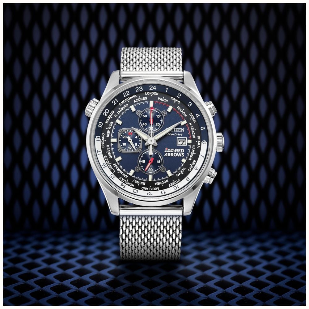 Citizen Red Arrows Chronograph Eco-Drive Stainless Steel CA0081-78L ...