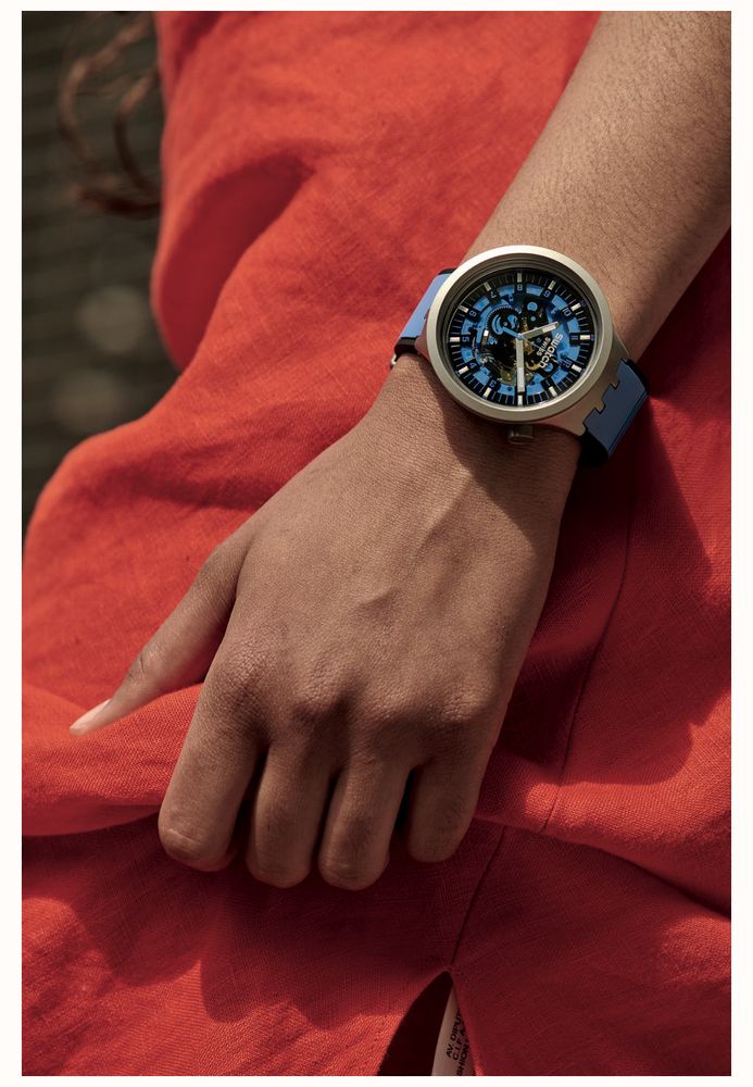 Swatch Grote Gedurfde Ironie Azur Blue Daze Roestvrij Staal (47 Mm ...