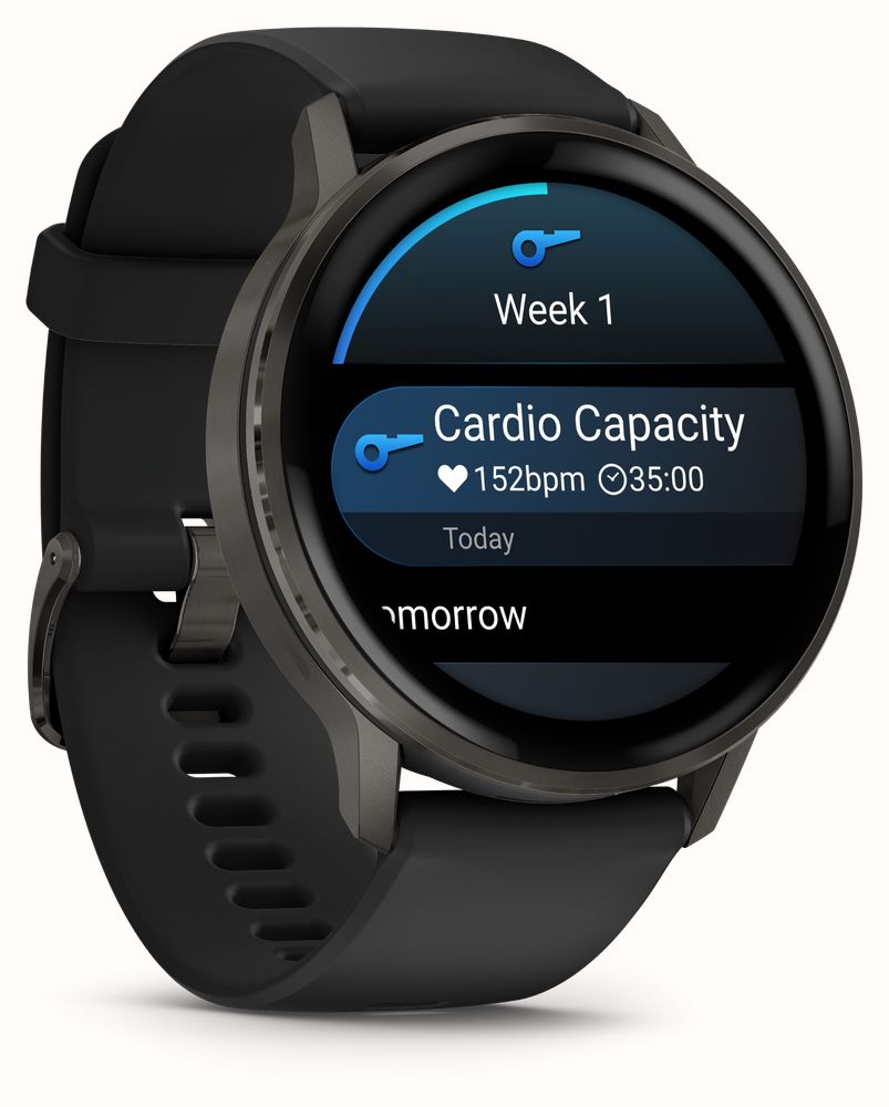 Garmin Venu 4 - AMOLED Health And Fitness Smartwatch (45mm) Slate With ...