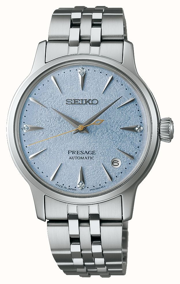 Seiko Presage ‘Frozen Skydiving’ Diamond Cocktail Time (34mm) Light ...