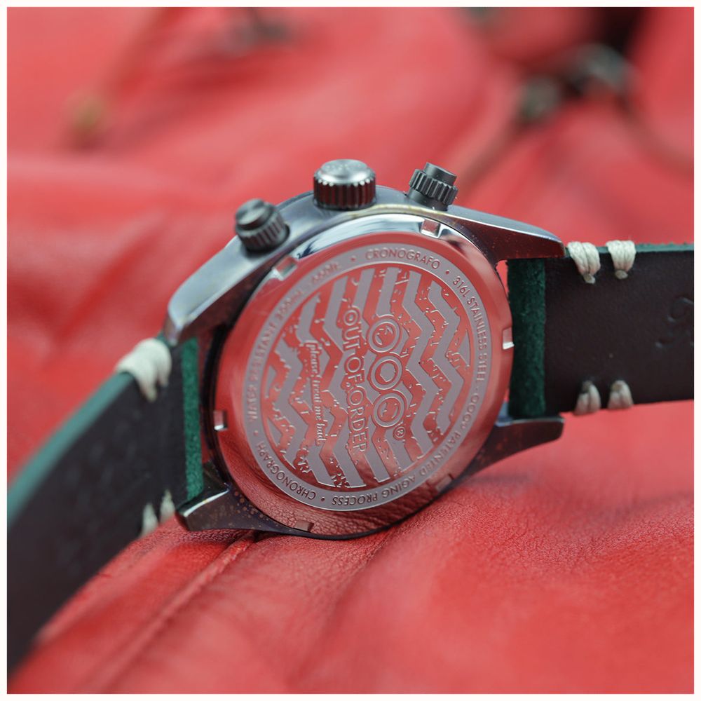 Out Of Order Royal Green Sporty Chronografo (40mm) Green Dial / Green ...
