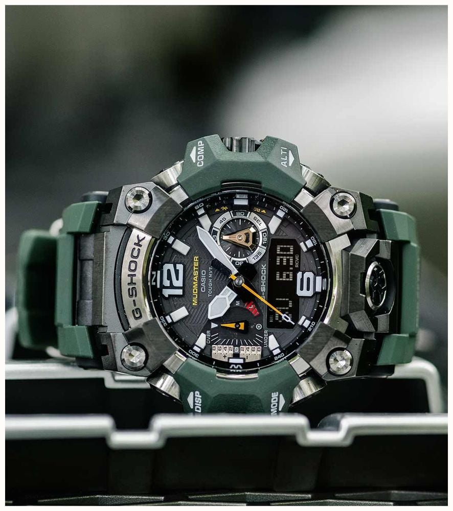 Casio G-Shock Master Of G Mudmaster B1000 Forest Green GWG-B1000-3AER ...