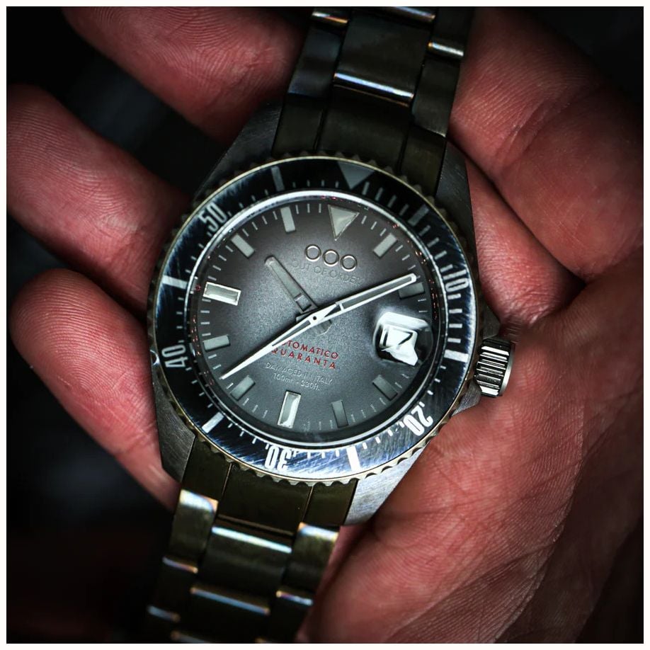 Out Of Order Black Automatico Quaranta (40mm) Black Dial / Aged ...