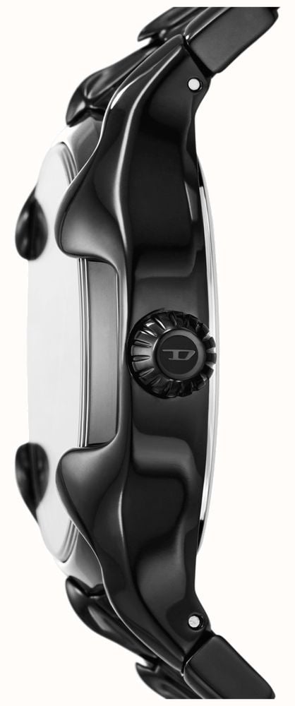 Diesel Men's Vert (44mm) Blue Dial / Black Stainless Steel Bracelet ...