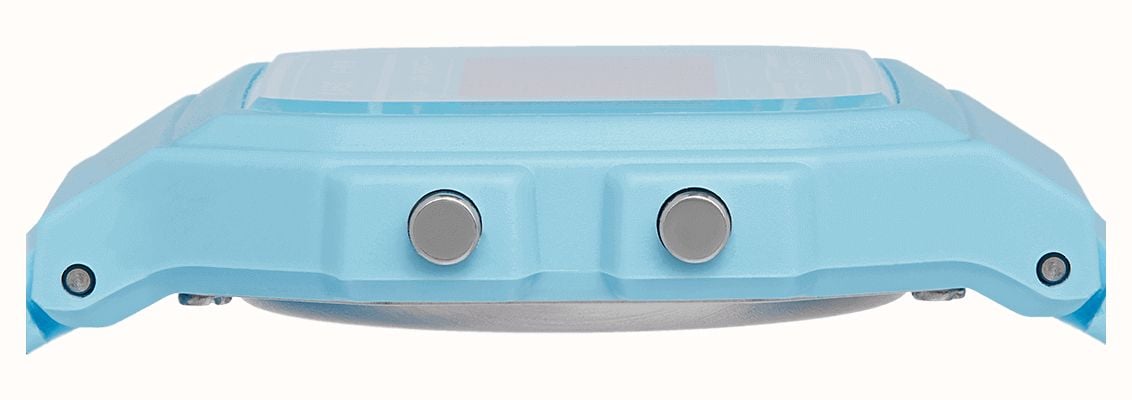 Casio Vintage F-91W (35.2mm) Digital Dial / Light Blue Resin F-91WC ...