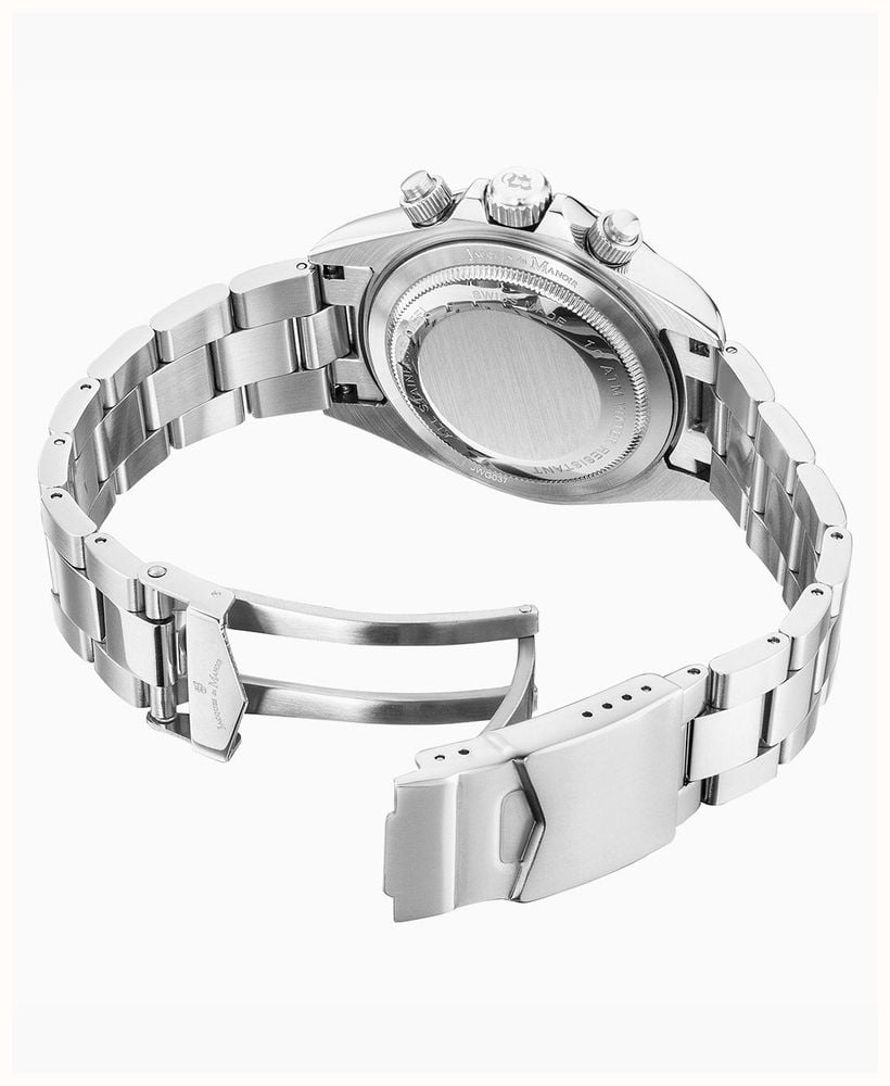 Jacques Du Manoir Pheonix Chronograph (40mm) Black Dial / Stainless ...