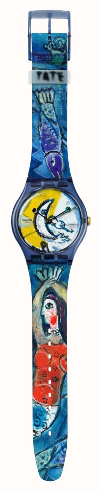 Swatch X Tate - Chagall's Blauwe Circus - Swatch Kunstreis SUOZ365C ...