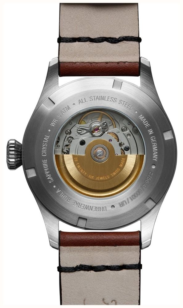 Bauhaus Aviation Flight Control Automatic (42mm) Dark Green Dial ...