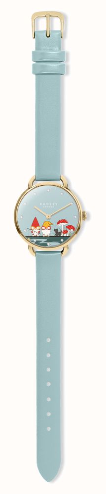 Radley Blue Gnome Design Dial / Blue Leather Strap RY21650 - First ...