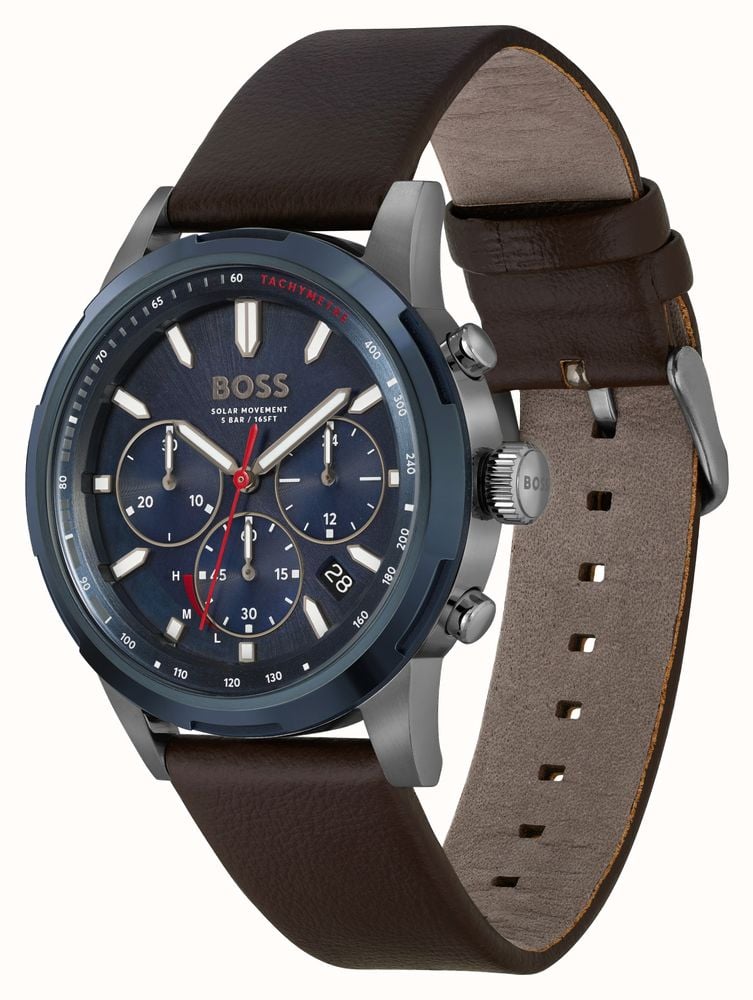 BOSS Solgrado Masculino Movido A Energia Solar | Mostrador Cronógrafo ...