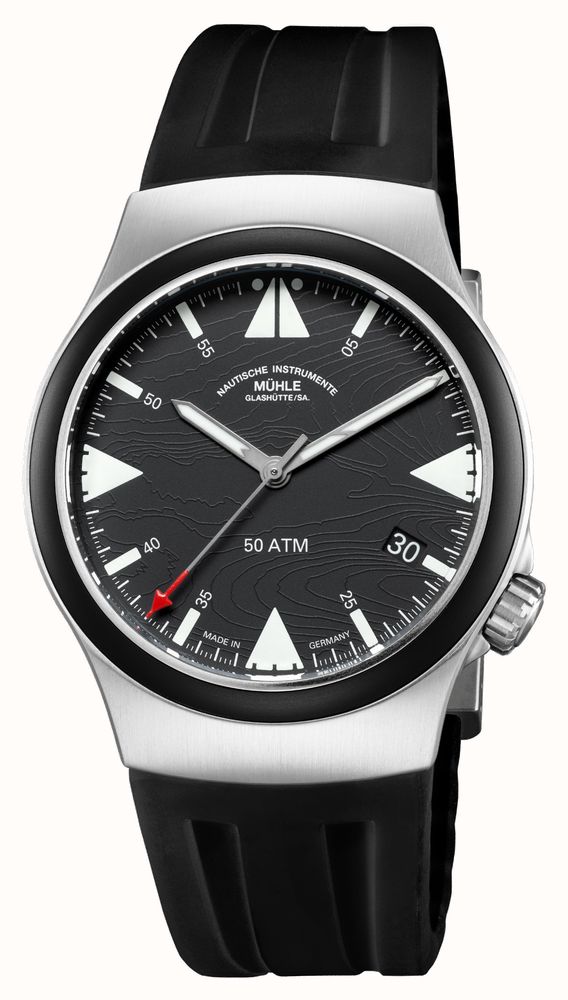 Mühle Glashütte S.A.R. Mission-Timer 160 Years DGzRS Limited Edition M1-51-03-2025-KB - First ...